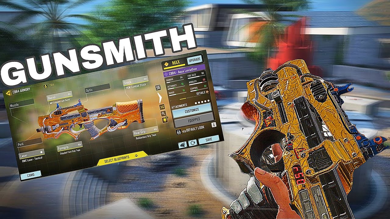 CBR AQUA LEVIATHAN BEST GUNSMITH! CODM SEASON 8 BEST CBR GUNSMITH ...