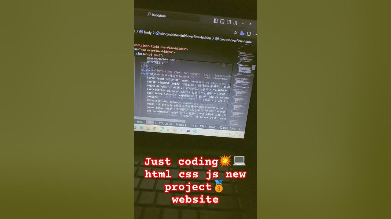 Website Project Html Css Js Coding 💻💥shorts Tranding Viralvideo Webdesign Website 4559