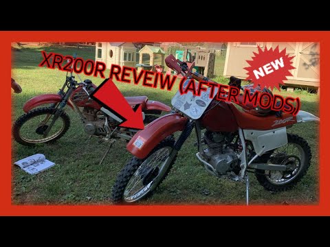 XR200R REVIEW (AFTER MODS)!!! - YouTube