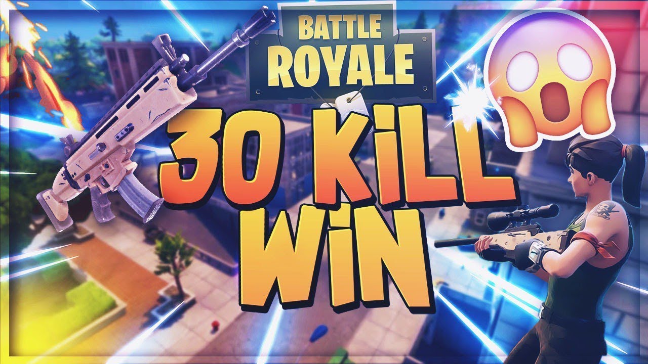 30 KILL GAME FORTNITE BATTLE ROYALE | MY NEW RECORD! - YouTube
