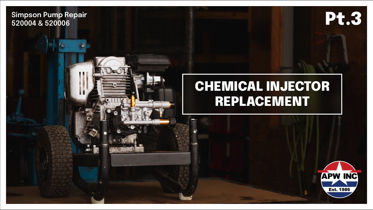 No Suction? Chemical Injector Replacement Guide | Simpson Pump Repair ...