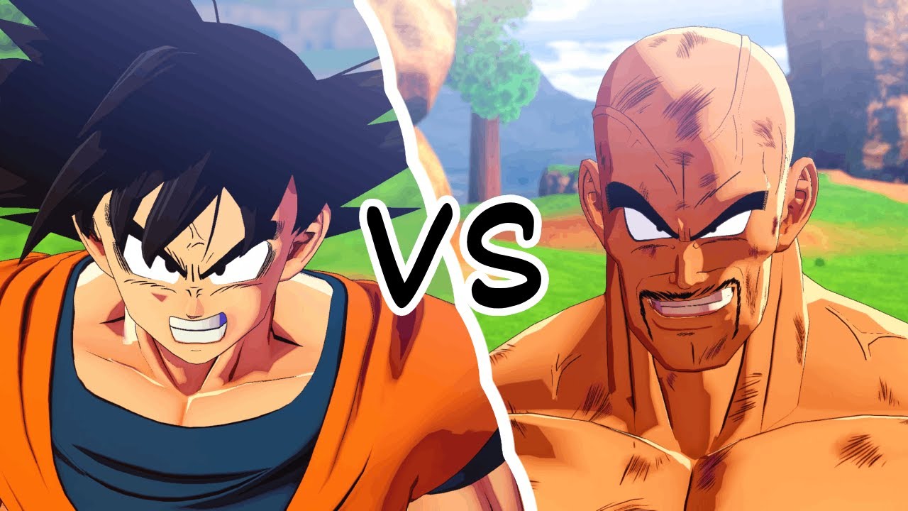 Goku Vs Nappa | Dragon Ball Z Kakarot - YouTube