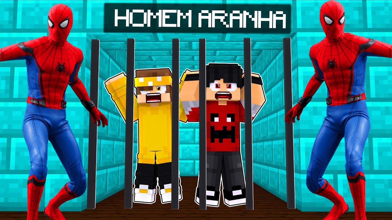 VocÊ Consegue Escapar Da PrisÃo Do Homem Aranha No Minecraft ‹‹ P3dru