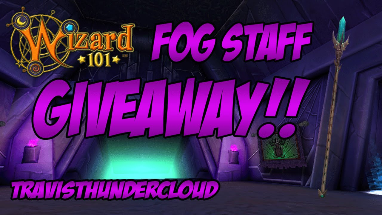 **CLOSED** Wizard101: Fog Staff Giveaway!!!! - YouTube