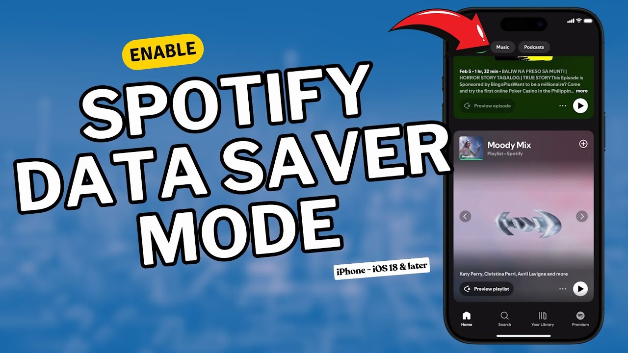 How to Enable Spotify Data Saver on iPhone (iOS 18 - UPDATED) - YouTube