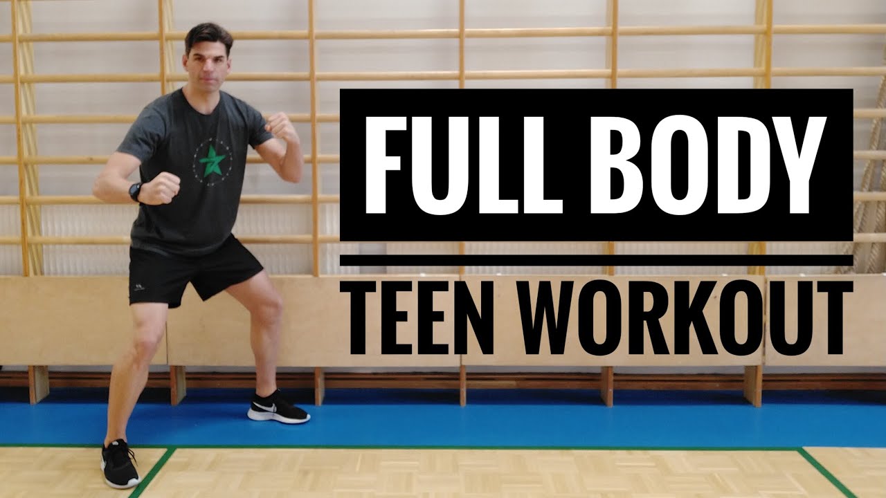 Full Body HIIT Workout for Teens! - YouTube