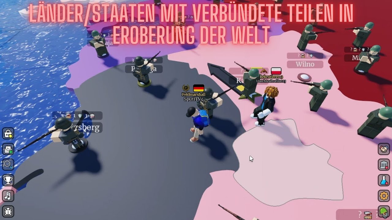LÄNDER/STAATEN MIT VERBÜNDETE TEILEN IN EROBERUNG DER WELT (TUTORIAL ...