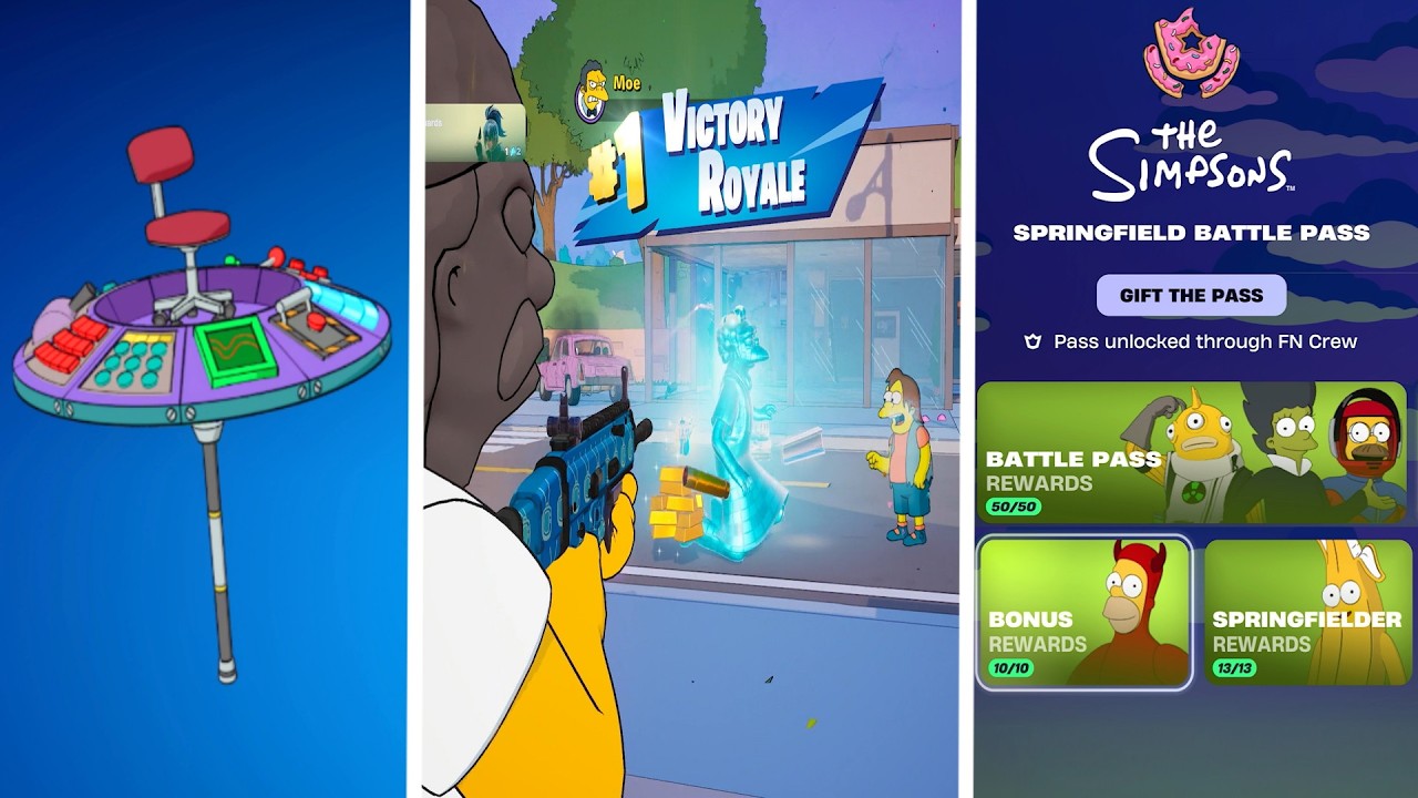 Fortnite - Homer Simpson Victory Royale – Finishing the Simpsons Battle ...