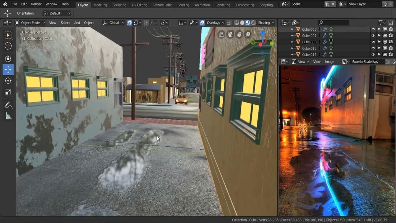 Blender 2 8 Create Photorealistic Exterior 3D Environments - YouTube