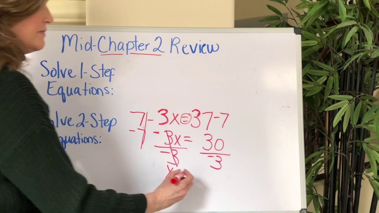 7th Grade Math - Mid Chapter 2 Review - YouTube