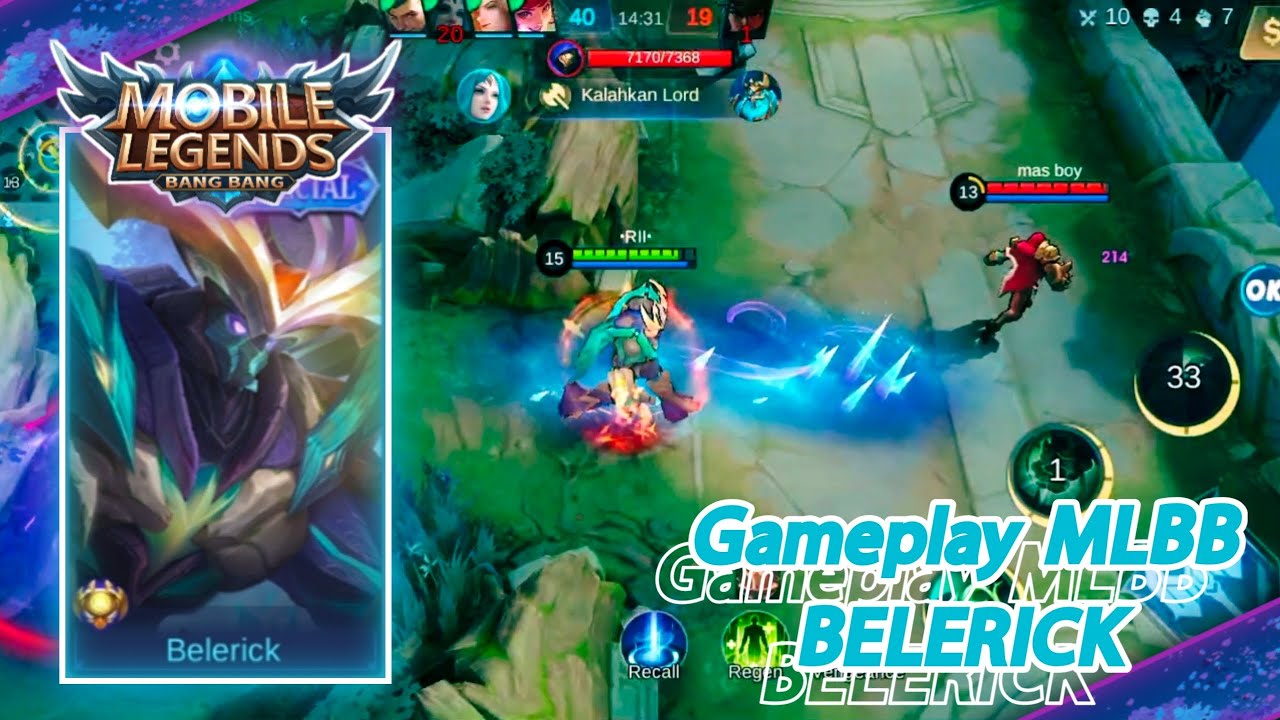BELERICK EXP GAMEPLAY : MOBILE LEGENDS BB - YouTube