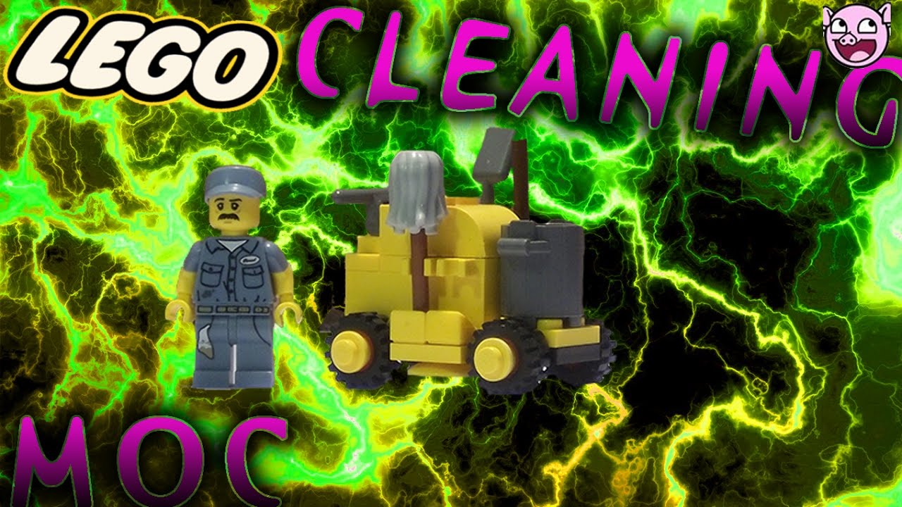 Lego Janitor's/Cleaner's Cart [MOC] - YouTube