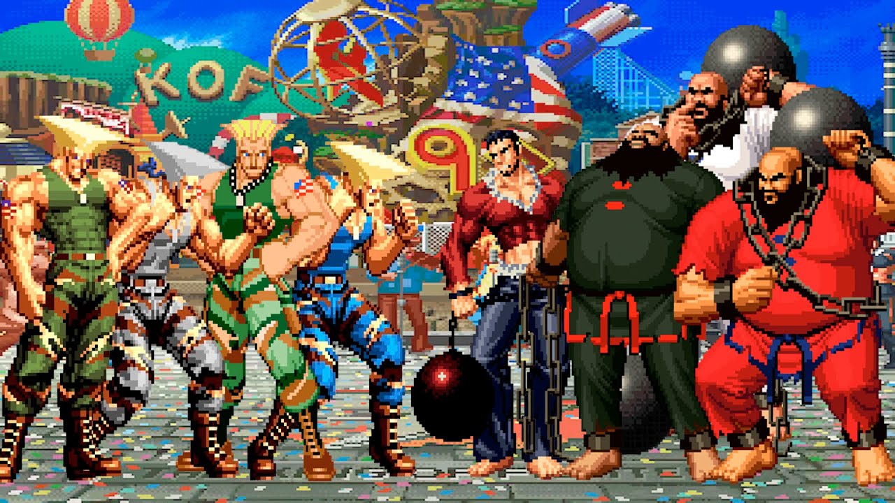 [KOF Mugen] Guile Team vs Chang Koehan Team - YouTube