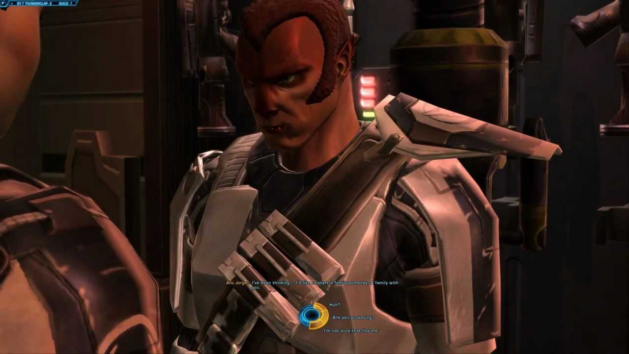 SWTOR - Female Human Trooper Commando - Companion Dialogue - Aric ...
