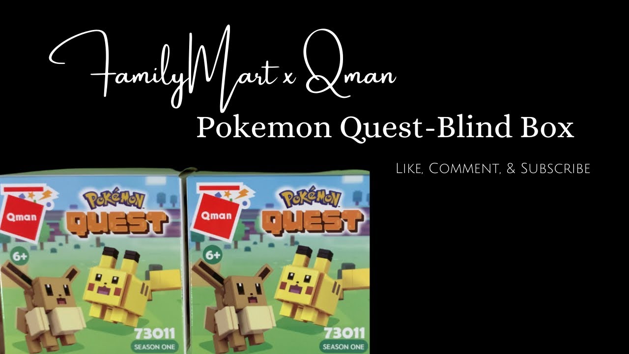 FamilyMart x Qman Pokemon Quest Blind Box - YouTube