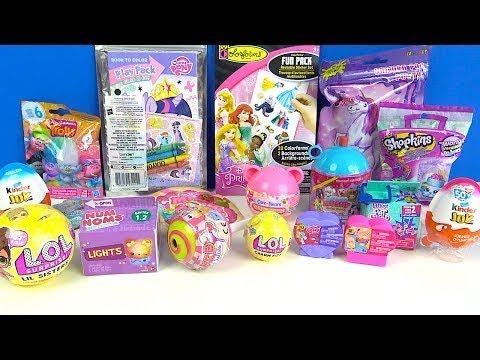 Amerikadan hangi sürpriz oyuncaklar geldi Lol bebek sürpriz yumurta Kinder Joy Squishy tuzluk oyunu
