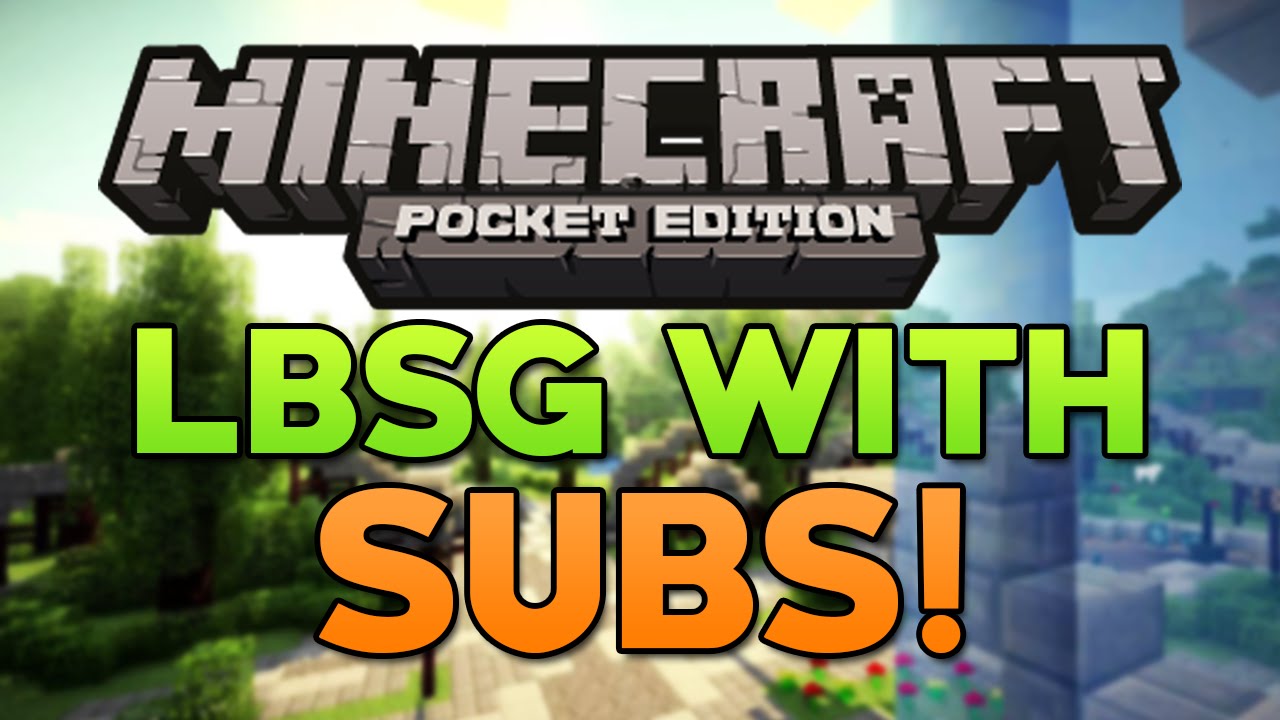 PLAY LBSG WITH ME! - Servers & Schedules | Minecraft Pocket Edition ...