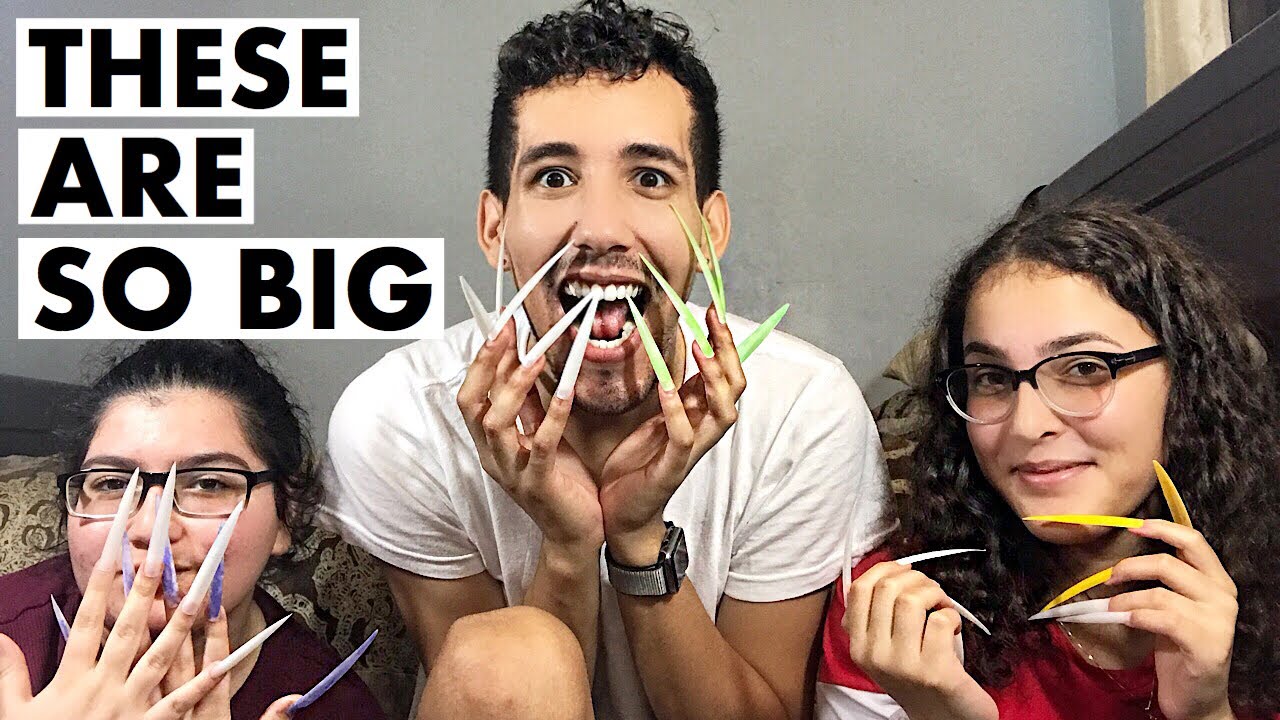 Putting on TWO INCH NAILS - YouTube