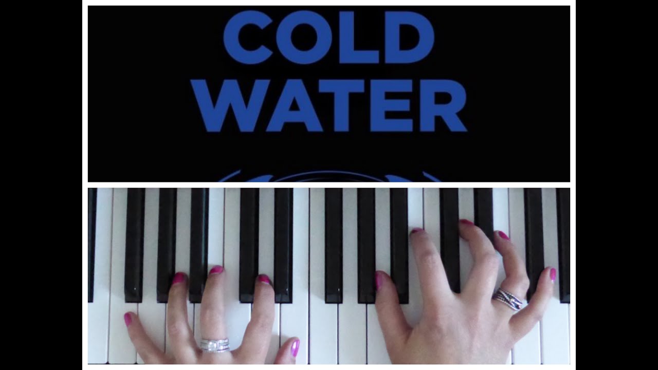 COLD WATER Major Lazer ft. Justin Bieber & MØ | EASY Piano Tutorial ...