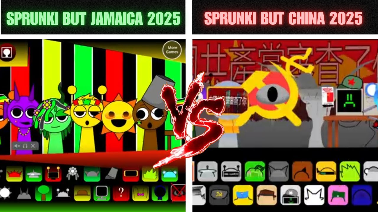 Sprunki Retake But Chinese new update 2025 Vs Sprunki Jamaica new ...
