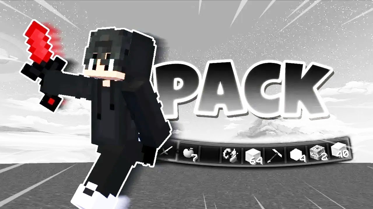 The CLEANEST GRAY Pvp Texture Pack in Minecraft.. (PACK by XAZZKI ...