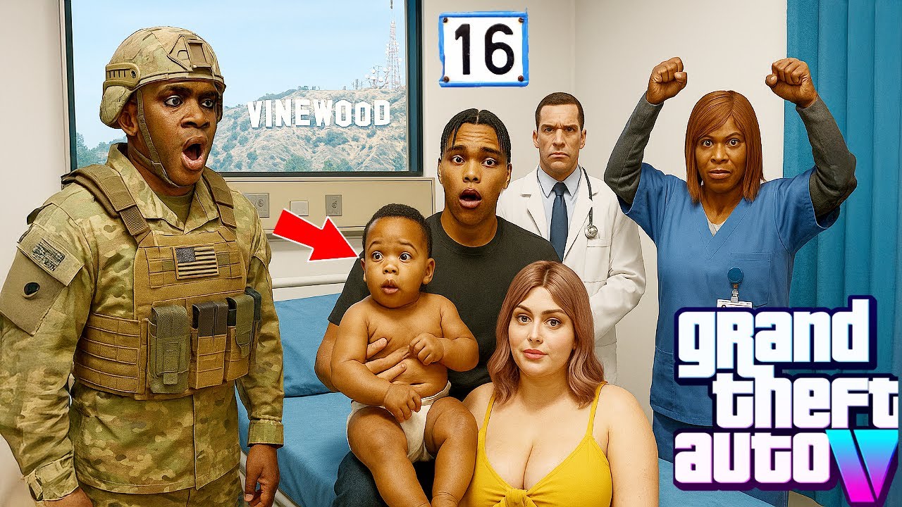 👶🏽💔🔥GTA 5 Teen Dad Real Life Mod Season 1 Episode 1👶🏽💔🔥 Franklin's Teen ...