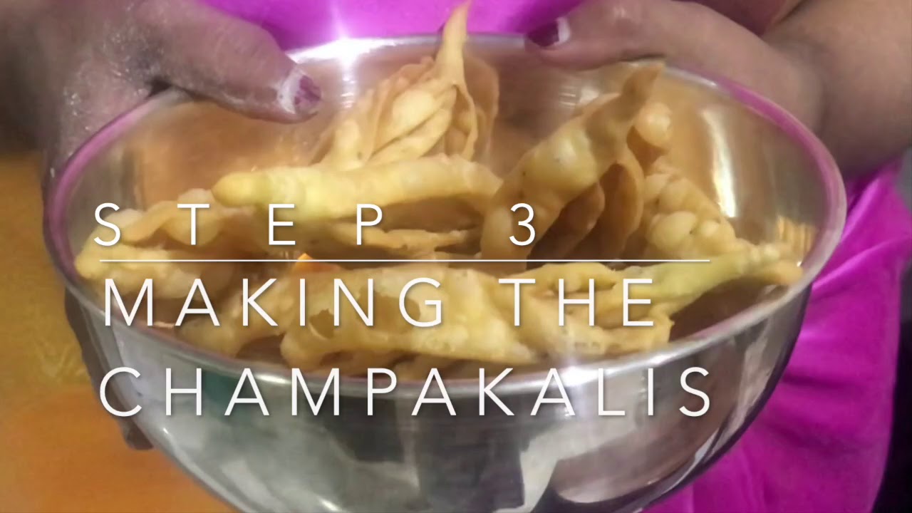 Diwali Special - Khara/Namkeen Champakali recipe in Tamil - YouTube
