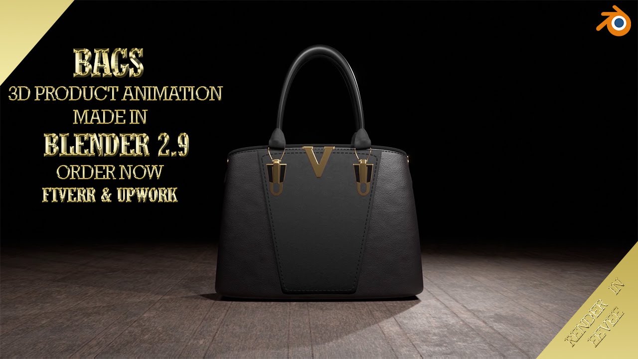 Ladies Bag 3D Product Animation | Blender 2.91 | FAD Tutorials - YouTube