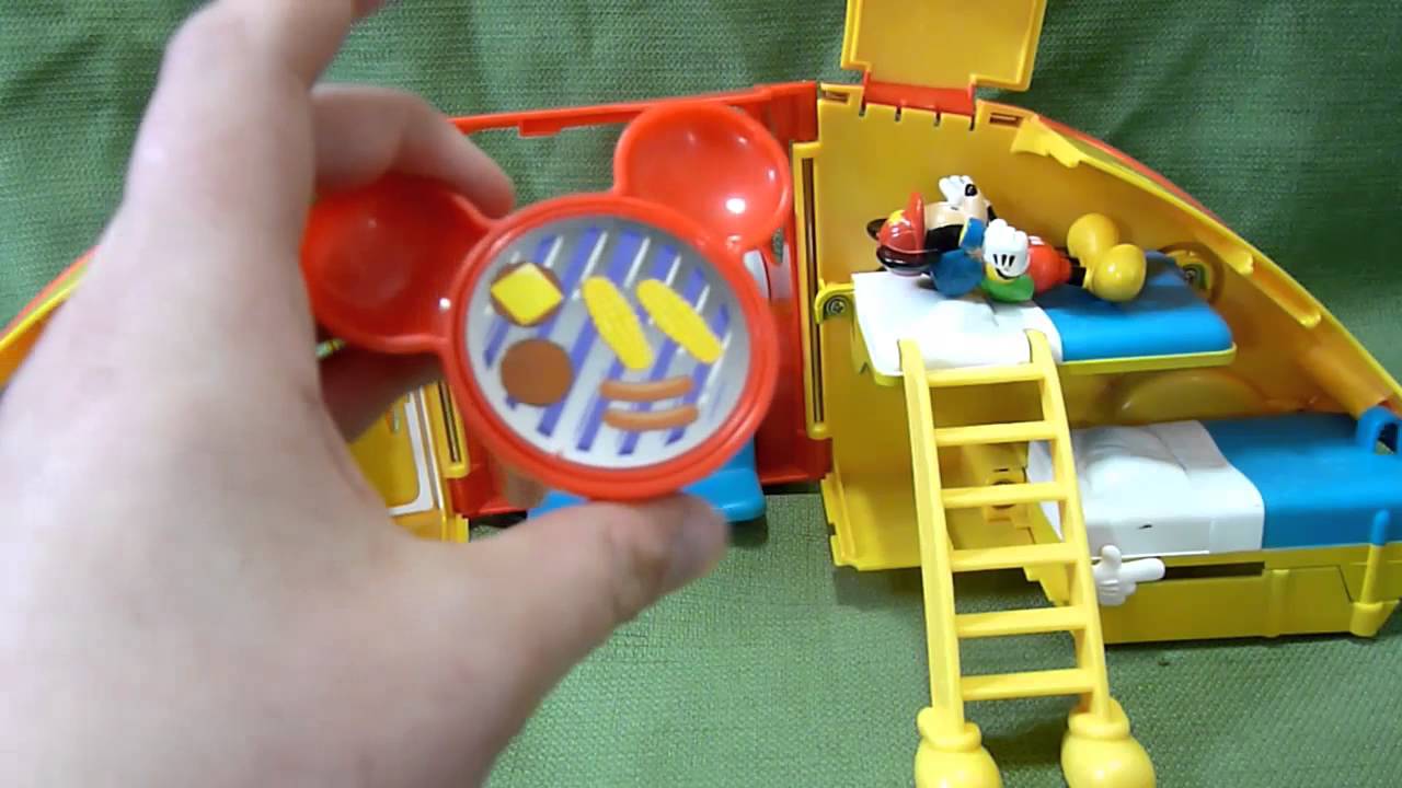 Mickey Mouse Clubhouse Camper Van Playset Toy Review! - YouTube