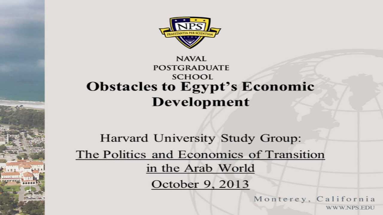 Robert Springborg: "Obstacles to Egypt's Development" - YouTube