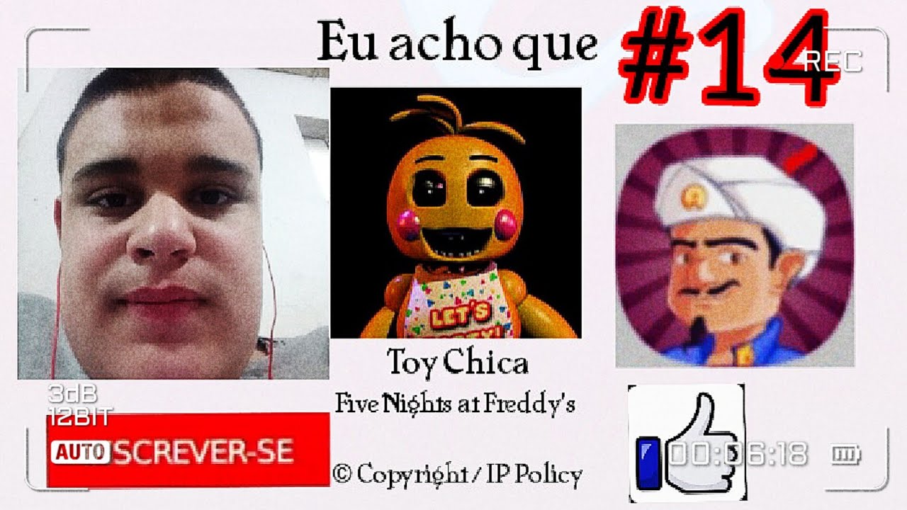 AKINATOR TOY CHICA 🐥 FNAF 2 #adivinhação #surpresa #vídeos ...