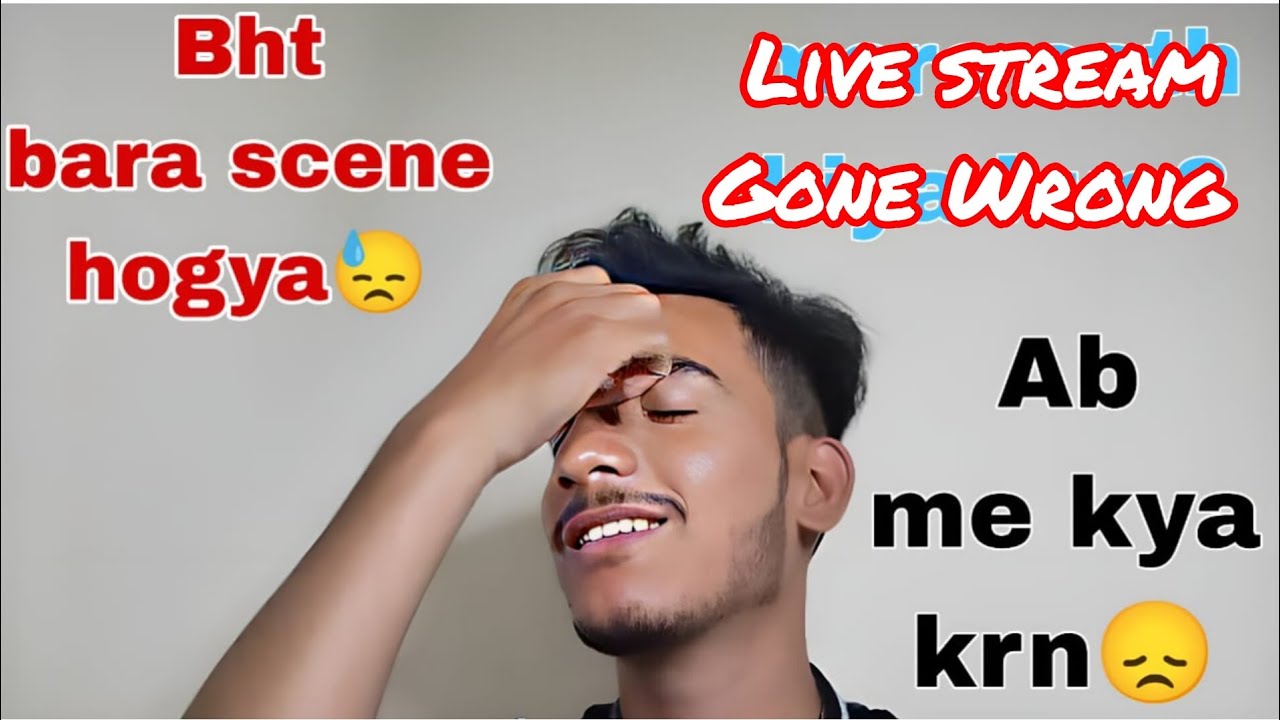 Live Stream Gone Wrong 😔| Ab me kya kru 😔| Boht bara seen hogya#liveqna #live #qna - YouTube