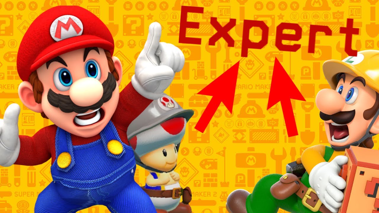 We played expert levels in Super Mario Maker 2. - YouTube