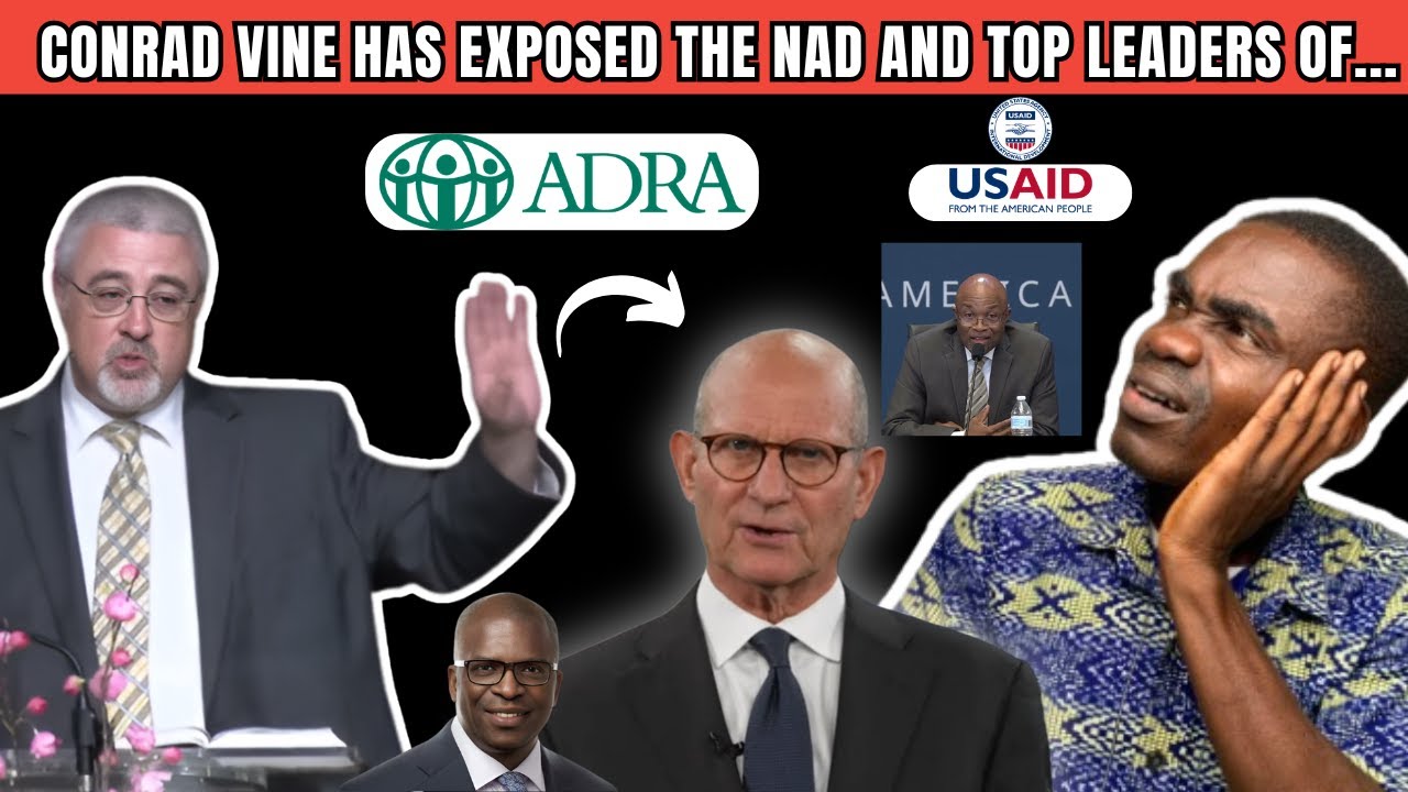 Pastor Conrad Vine exposes the NAD , GC , ADRA and others - YouTube