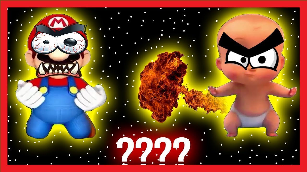 🔊 7 Mario & Boss Baby "Fart & Crying" 🔊 Sound Variations in 36 Seconds ...