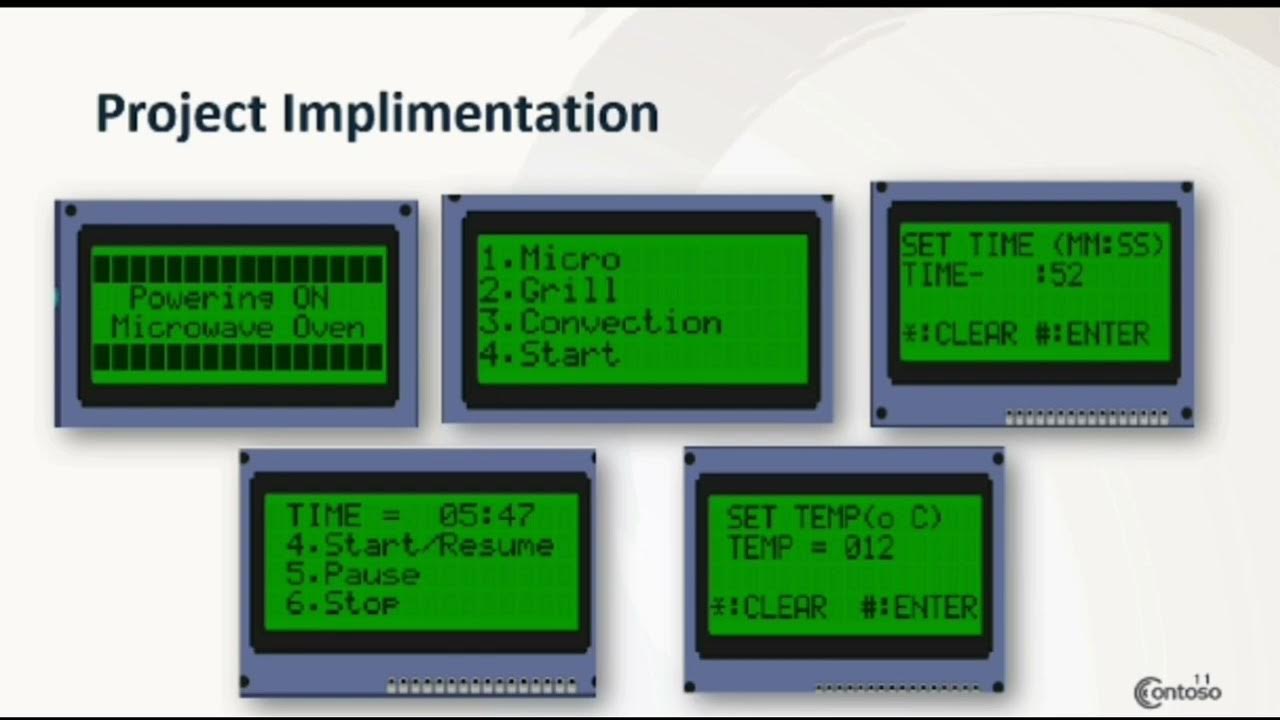 Microwave Oven Project || Emertxe Internship || Embedded Systems - YouTube