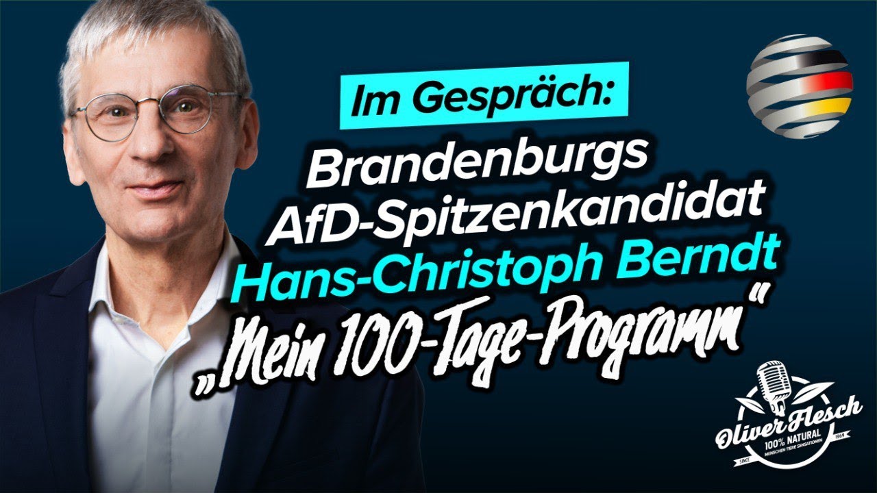 Bei Regierungsverantwortung: Brandenburgs AfD-Spitzenkandidat Berndt ...