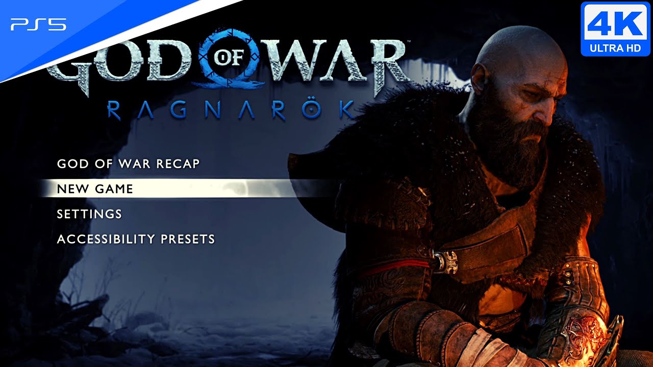 GOD OF WAR RAGNAROK Menu Settings - God Of War Recap (4K60FPS) (PS5 ...