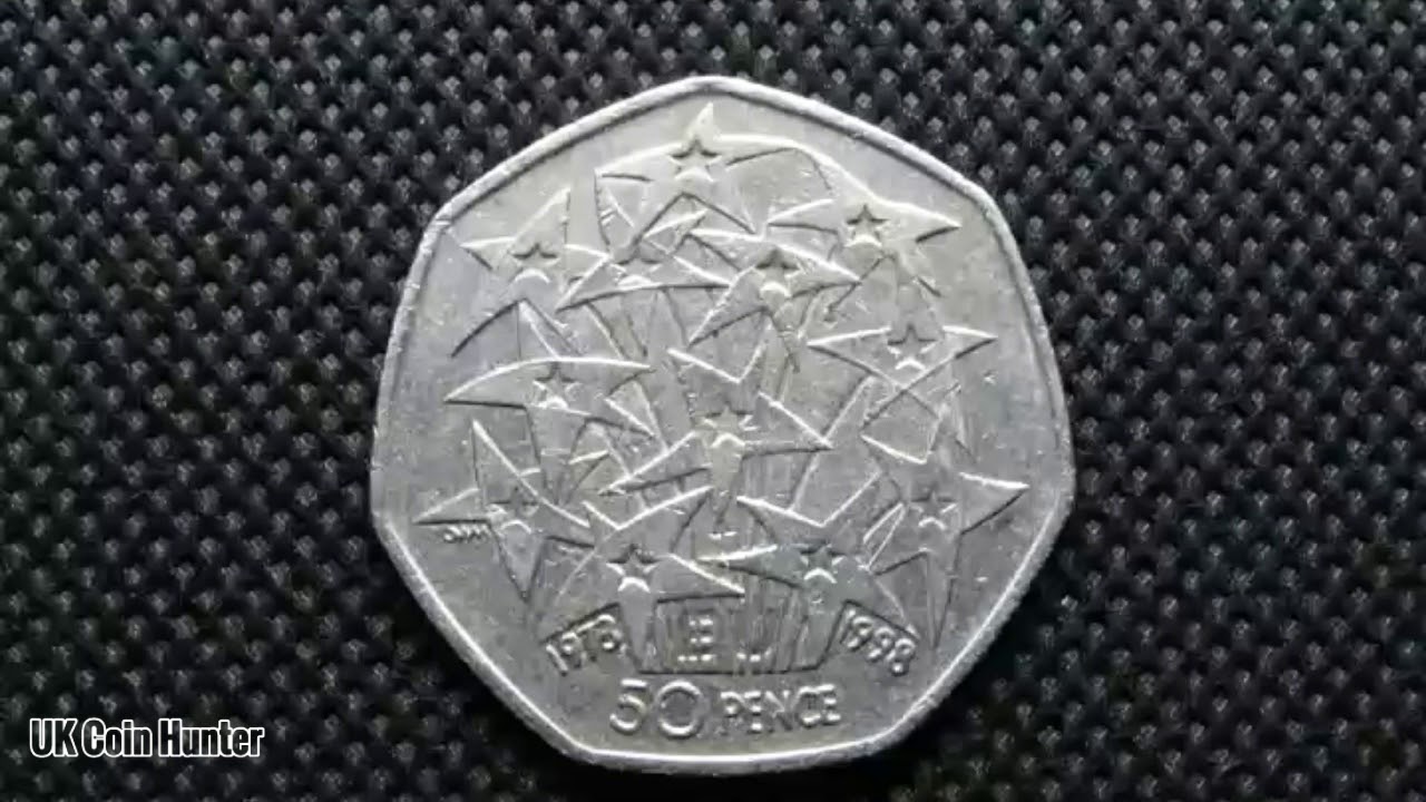 50p Coin - EU - UK (United Kingdom) - 1998 - YouTube