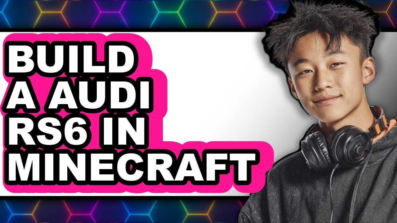 How To Build An Audi RS6 In Minecraft (Only Way) - YouTube
