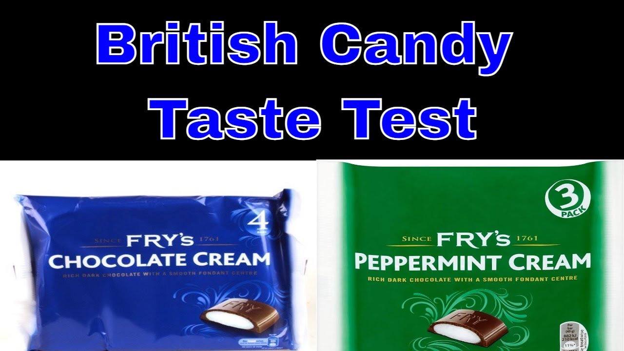 Fry's Chocolate taste test - YouTube