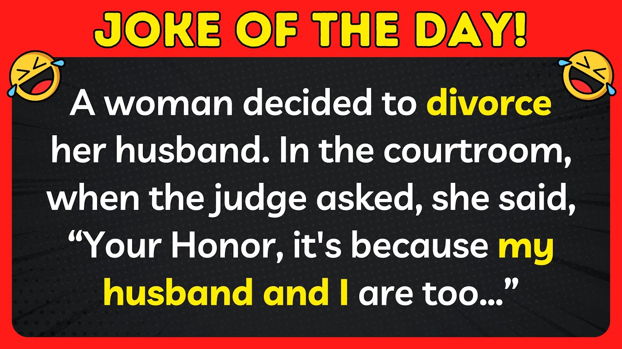 BEST JOKE OF THE DAY! 🤣 Women divorce husband as... | Good Funny Daily ...