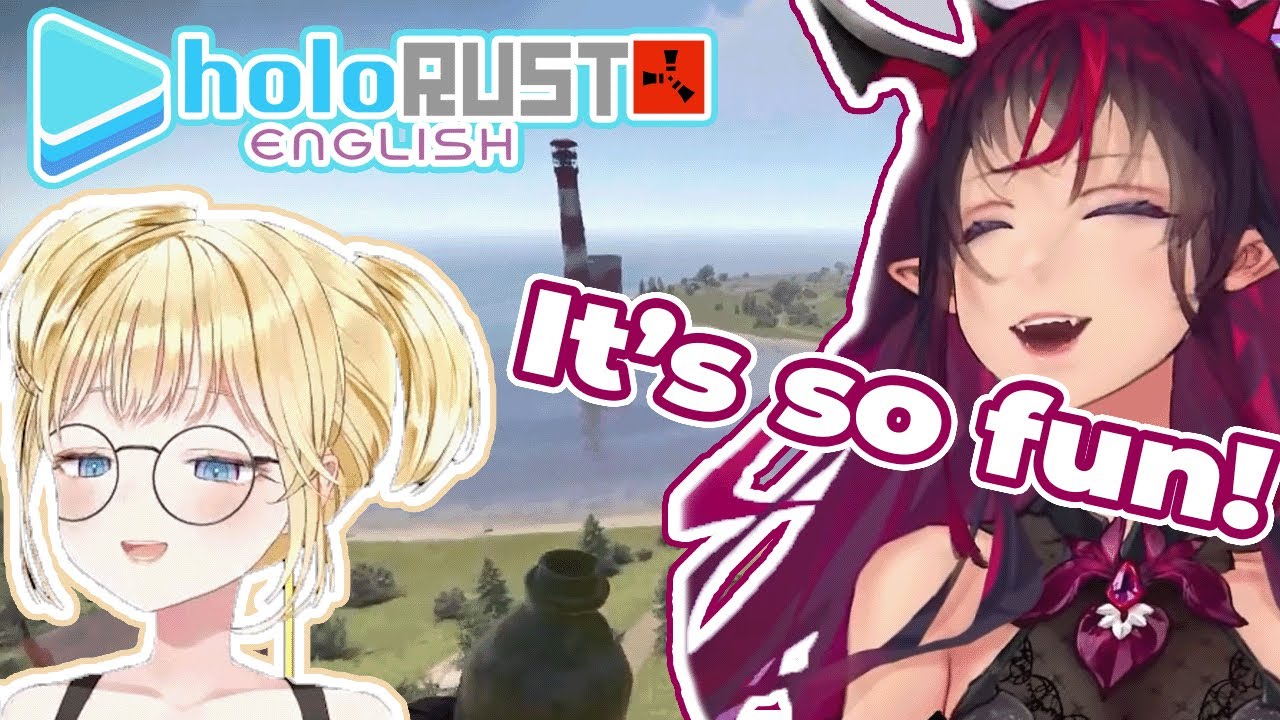 IRyS the Rust Addict and Ame the Casual [Hololive EN Rust] - YouTube
