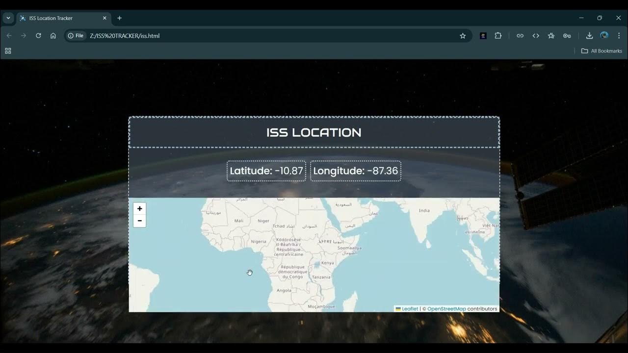 ISS location tracker - YouTube