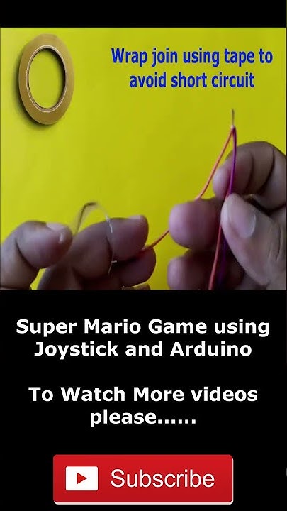 Arduino Lcd Joystick Game Project How To Make Arduino Lcd Game Super Mario Game Youtube