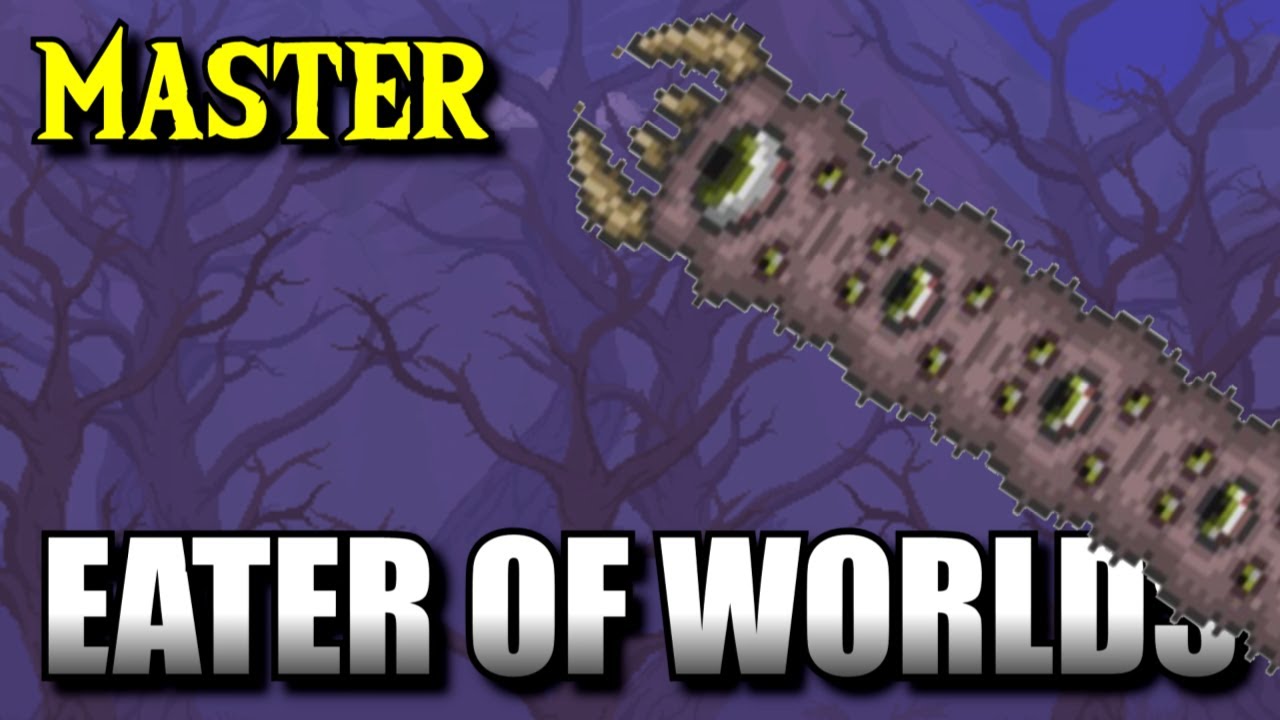 Eater of Worlds Master Boss Kill Terraria - YouTube