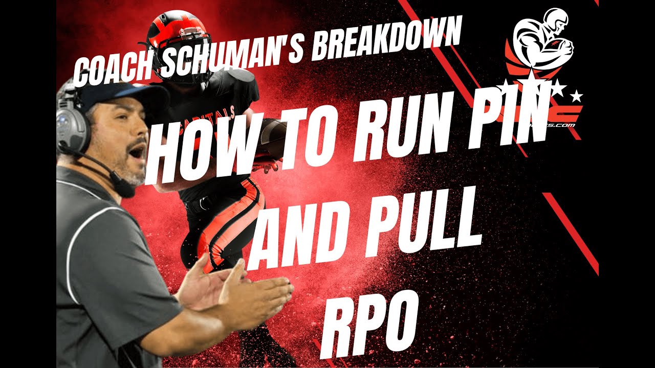 How to Run Pin and Pull RPO with Hitches and Slants #coachschuman # ...