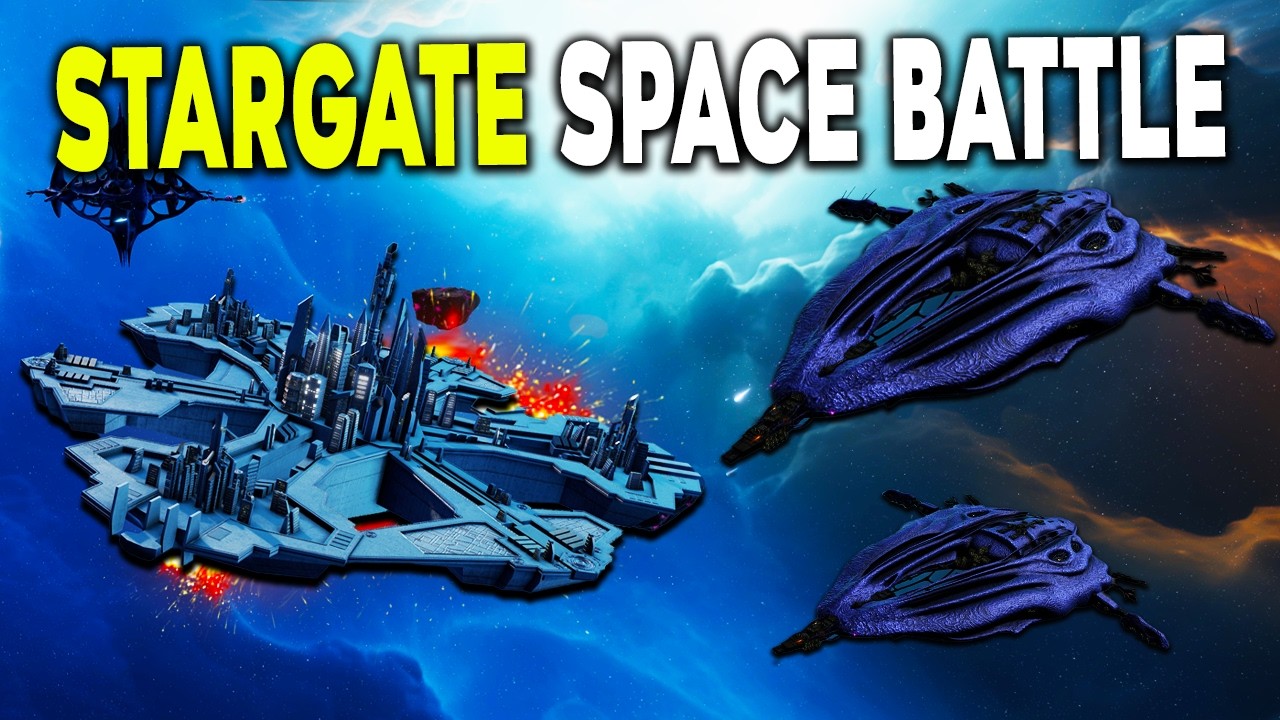 STARGATE Ancient Fleet vs Wraith - Stargate Races: Sins of a Solar ...
