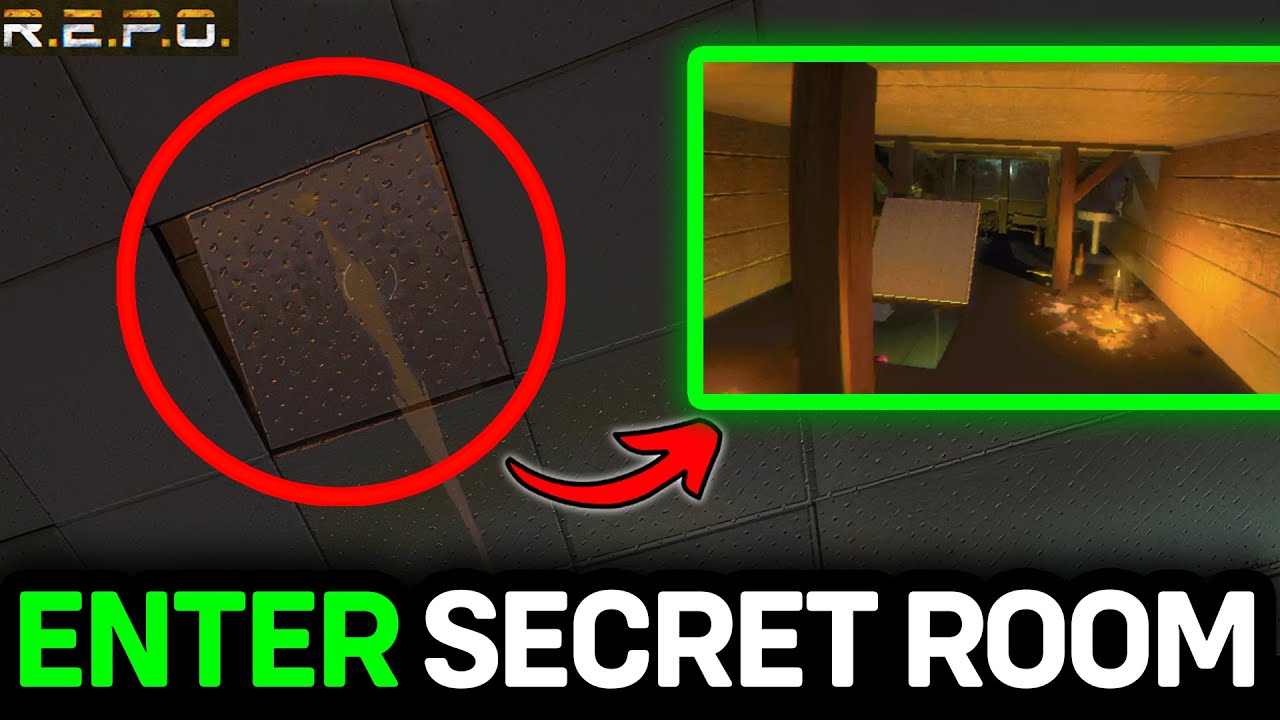 HOW TO ENTER SECRET ROOM IN REPO (3 WAYS) - YouTube