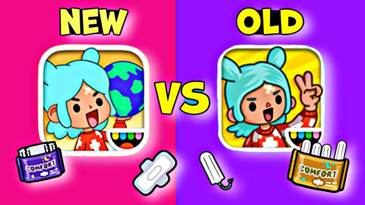 OLD vs NEW Toca Boca - Toca life world - YouTube